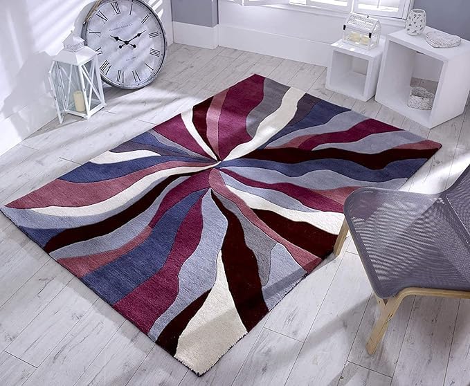 Buy AJ Rugs Hand Tufted Rugs Irregular Shape for Living Room, Bedroom ...
