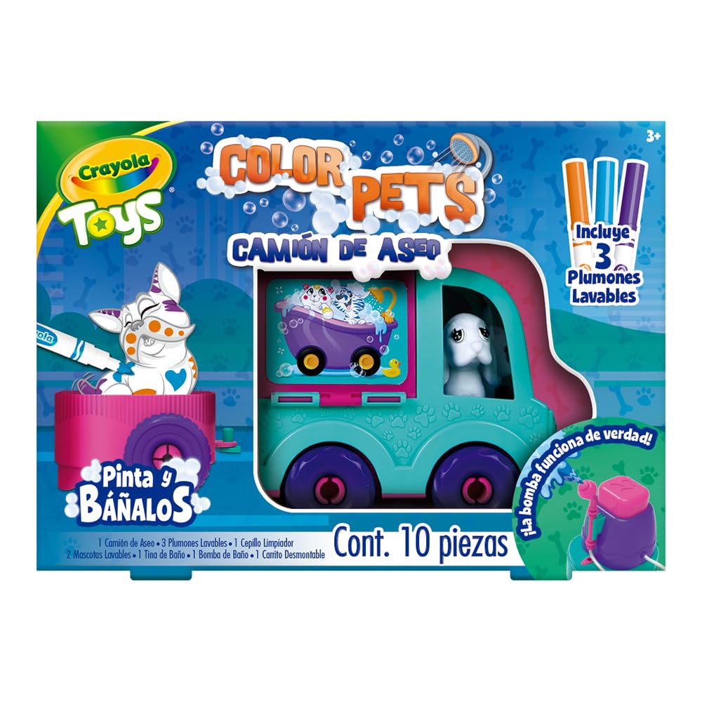 CRAYOLA Color Pets camión de Aseo : Amazon.com.mx: Bebé