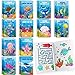 Amazon.com: 24 Pcs Under the Sea Mini Coloring Books Ocean Animals ...