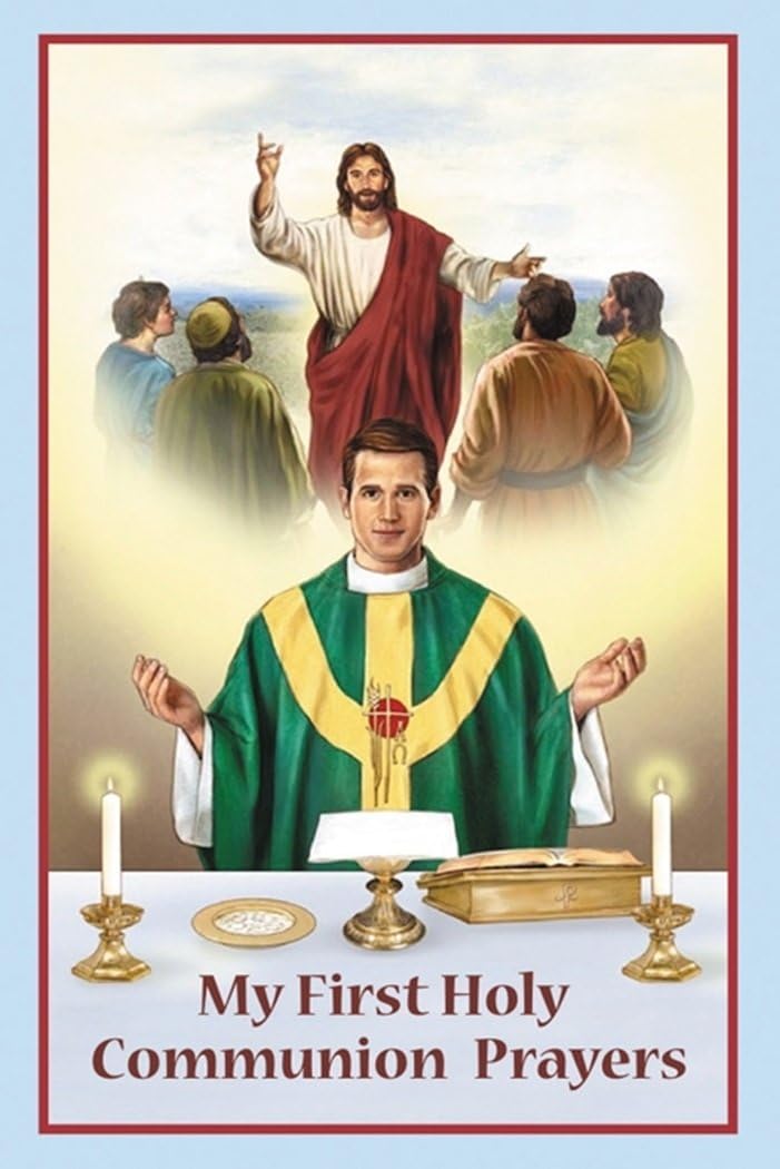 Amazon.com: My First Holy Communion Prayers Booklet, 3 3/8 Inch : Home ...
