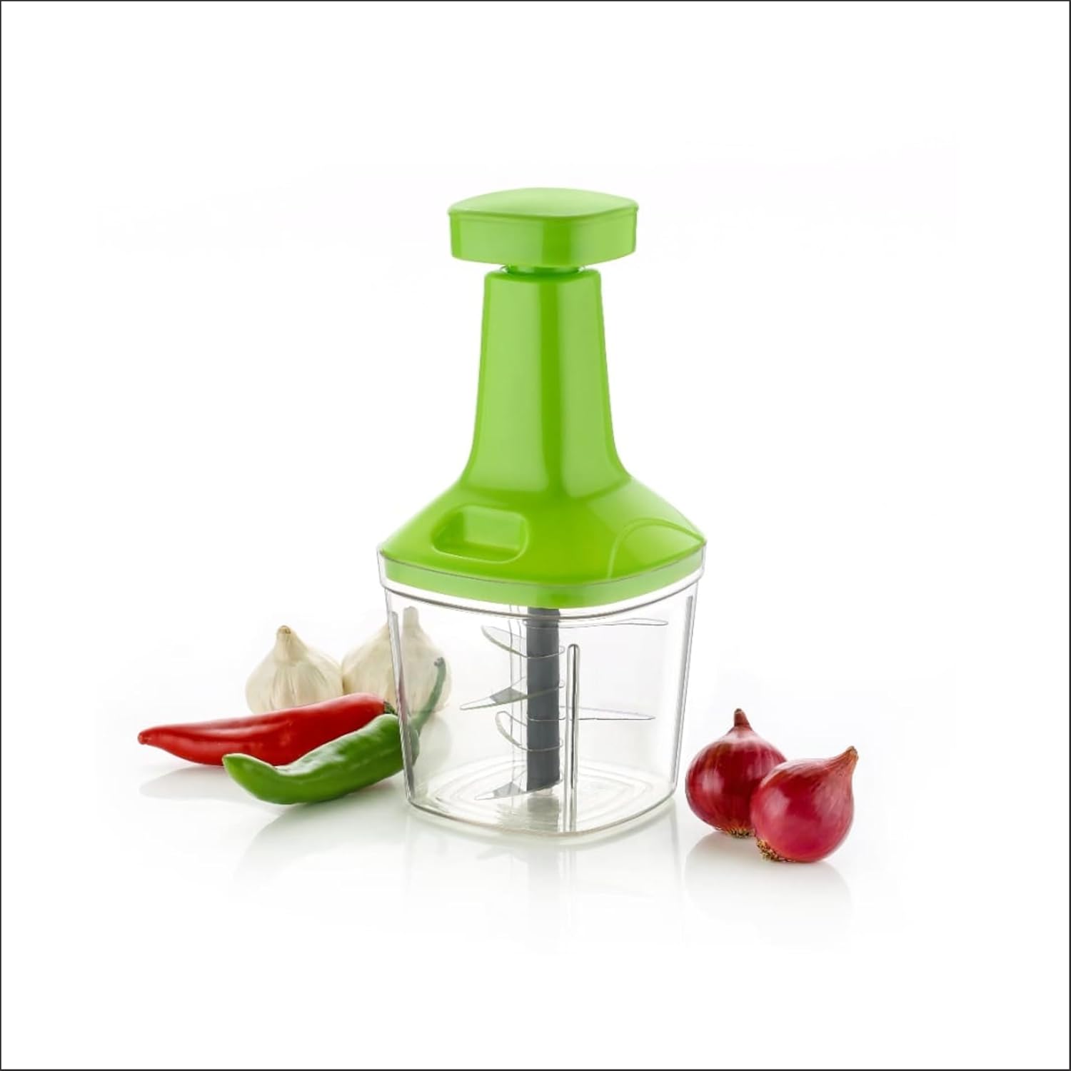 Fasenra 2 in 1 Quick & Easy 6 Blade Push Chopper Push N Chop Chopper ...