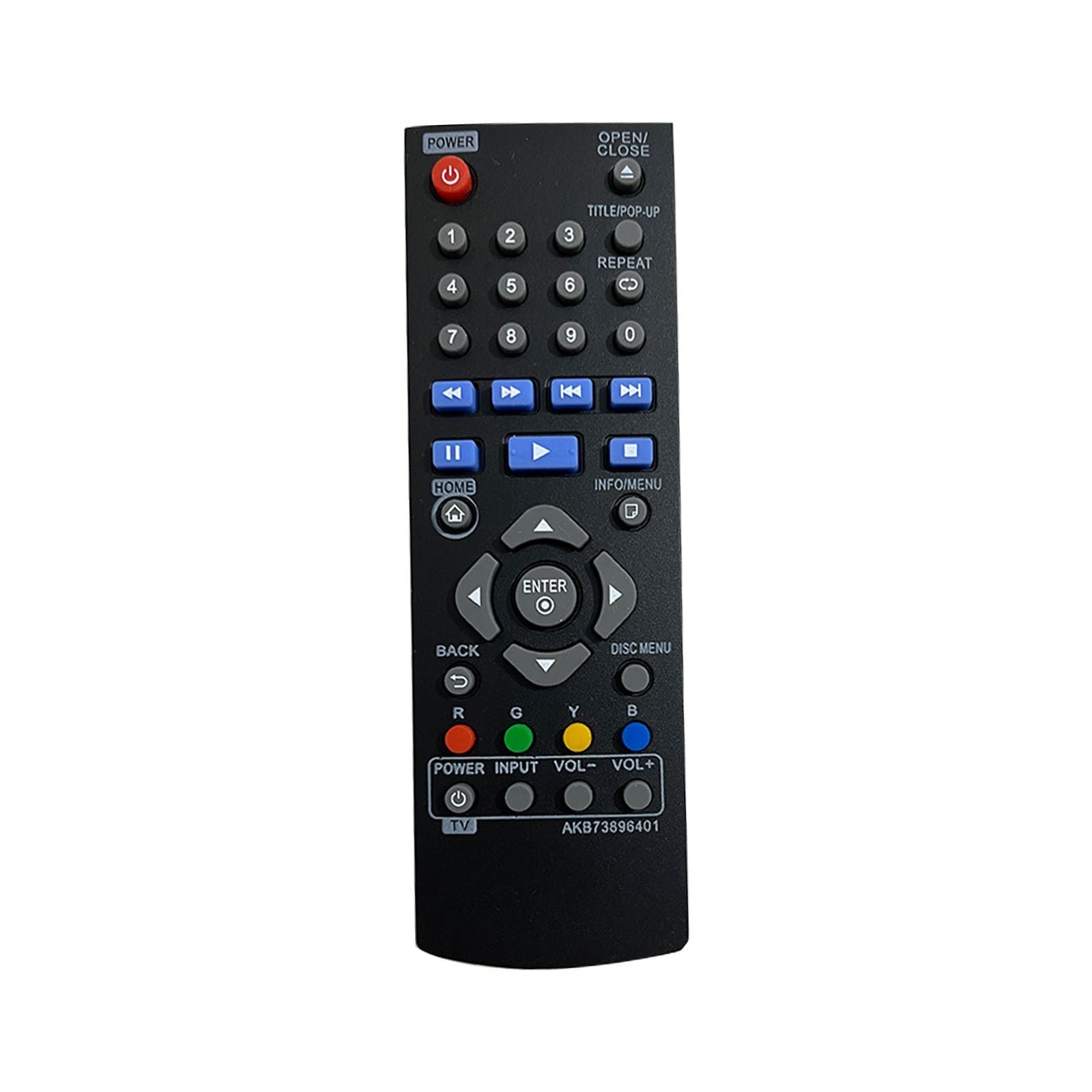 Amazon.com: AKB73896401 Replacement Remote Compatible with LG Blu-ray ...