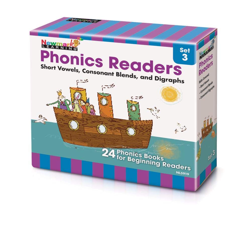Snapklik.com : Phonics Readers Boxed Set 3 Short Vowels, Consonant ...