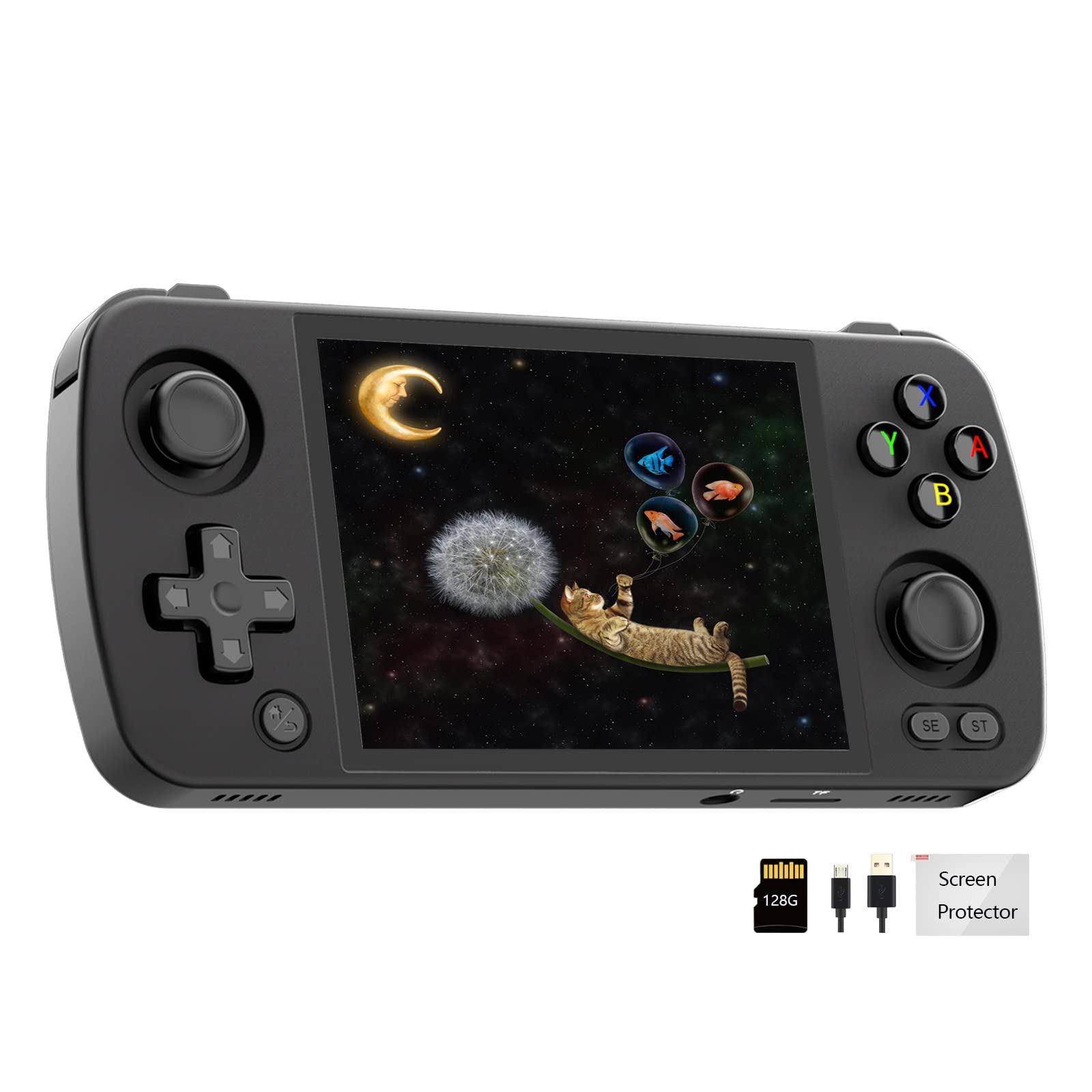 RG405M Retro Video Game Handheld Game Console, 4 inches IPS Touch ...