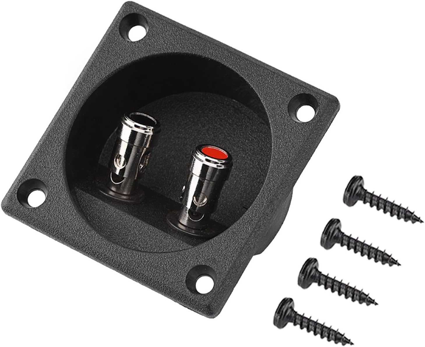 Amazon.com: Goldwood Sound Speaker Box Terminal Cups 2 Square Power ...