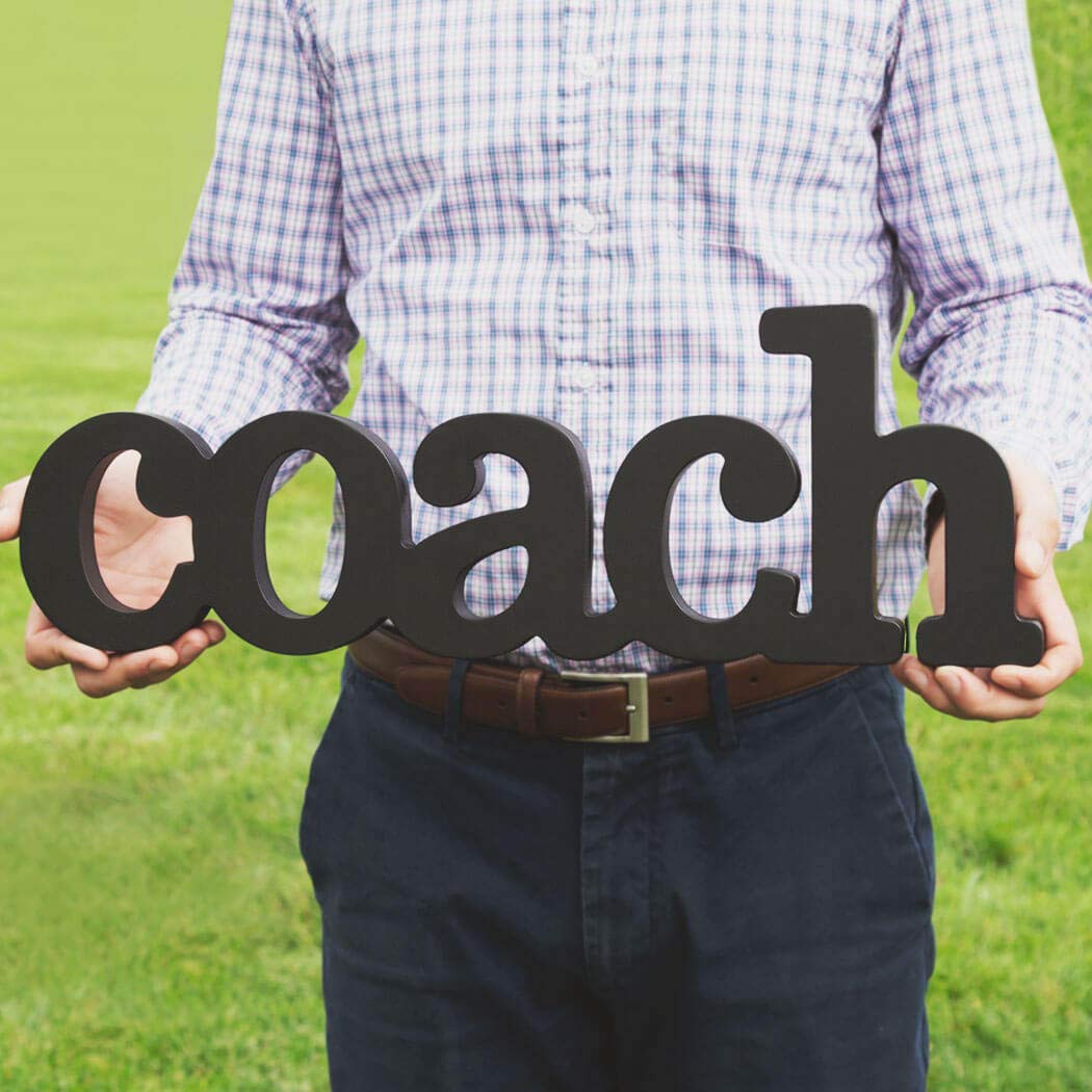 Snapklik.com : Coach Wood Word Large
