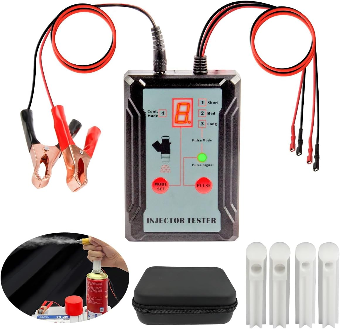 Amazon.com: Fuel Injector Tester Cleaner 8 Pulse Modes Injector Cleaner ...