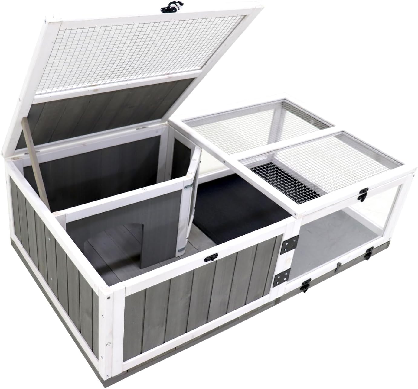 Amazon.com : Tortoise Habitat, Wooden Tortoise House w/Removable ...