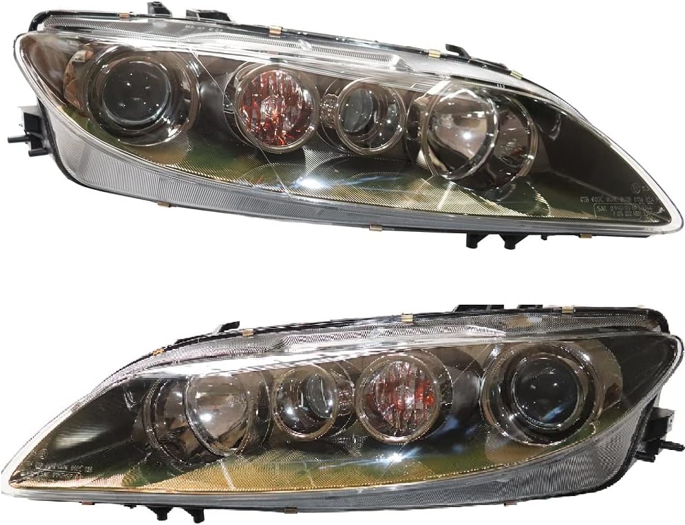 Amazon.com: Headlight Assembly Compatible with 2006 2007 2008 Mazda 6 ...