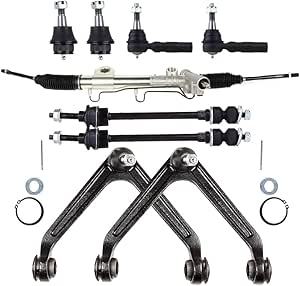Amazon.com: SCITOO Power Steering Rack and Pinion & Tie Rod Ends for ...