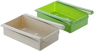 Heart Home 2 Pieces Plastic Refrigerator Storage Fridge Racks Tray ...