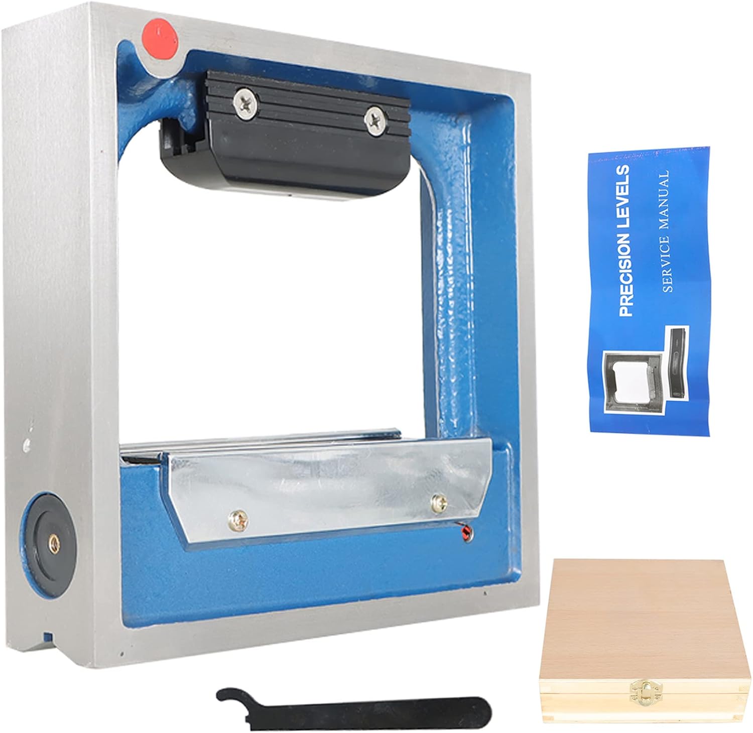 6" X 1-1/2" X 6" Precision Frame Spirit Level 4901-0077 Accuracy 0.0002 ...