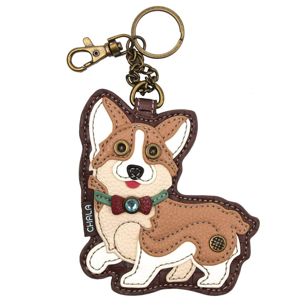 Chala Handbags Corgi Key Fob Corgi lovers Chala Keychain at Amazon ...