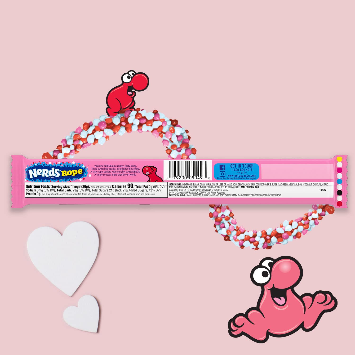 Snapklik.com : NERDS Rope Valentine Candy, Sweet And Sour Candy ...