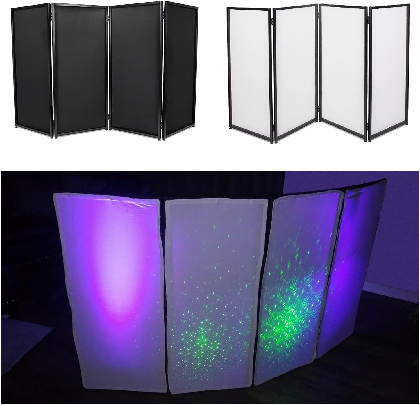 Amazon.com: DJ Booth Portable DJ Booth, DJ Event Facade Foldable Cover ...