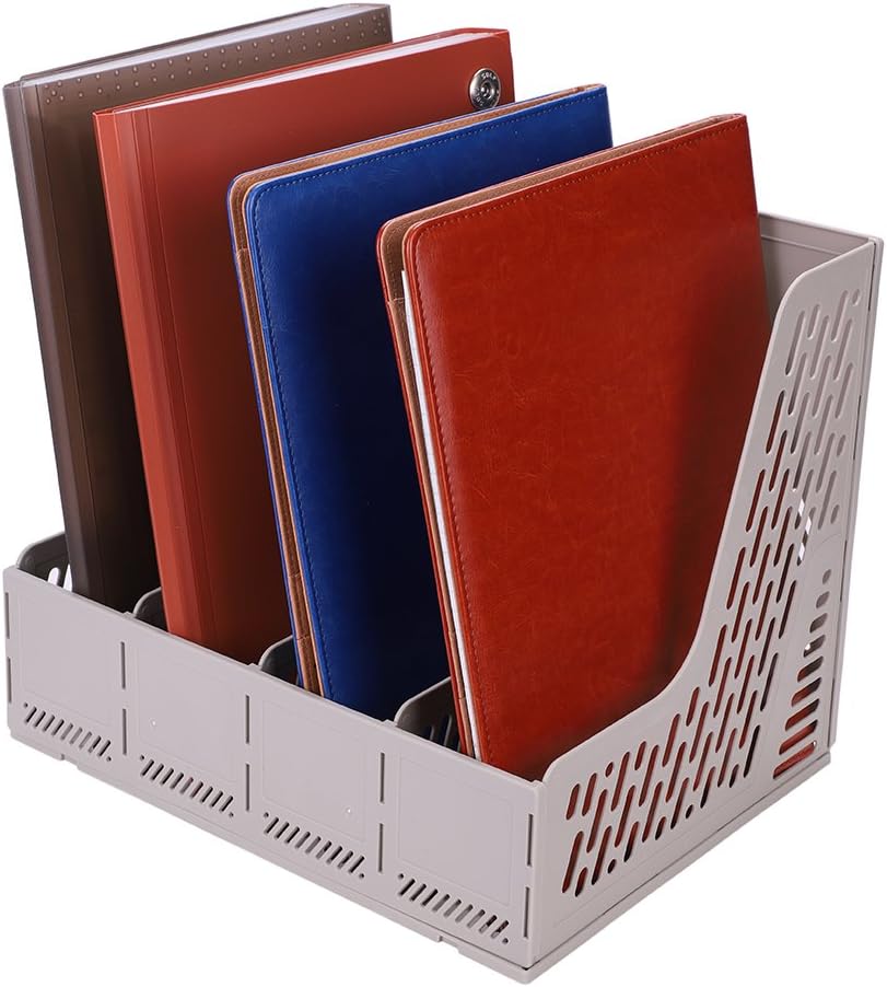File Magazine Holder Plastic Magazine Rack Desk Organizer Plastic File ...