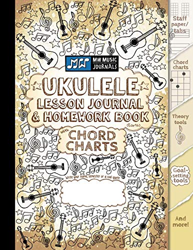 Amazon.com: Ukulele Lesson Journal and Homework Book: 9781943821549 ...