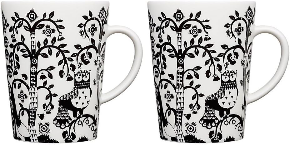 Iittala 1006443 Taika Becher 0,4 L 2-Stück, schwarz : Amazon.de: Küche ...