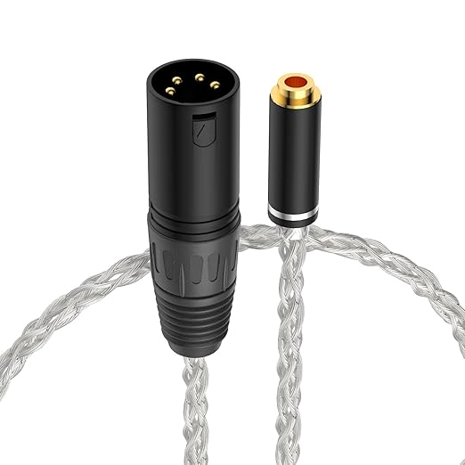 Amazon.com: Tirstrup 8 Cores 4 pin XLR Male to 4.4mm Female Headphone ...