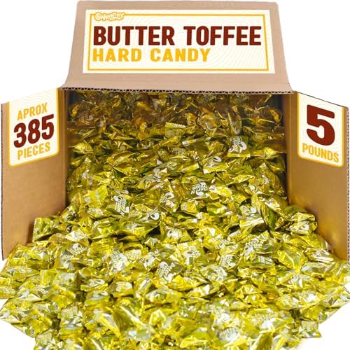 Amazon.com : Gold Foil Candies - 3LB - Butter Toffee Candies for Candy ...