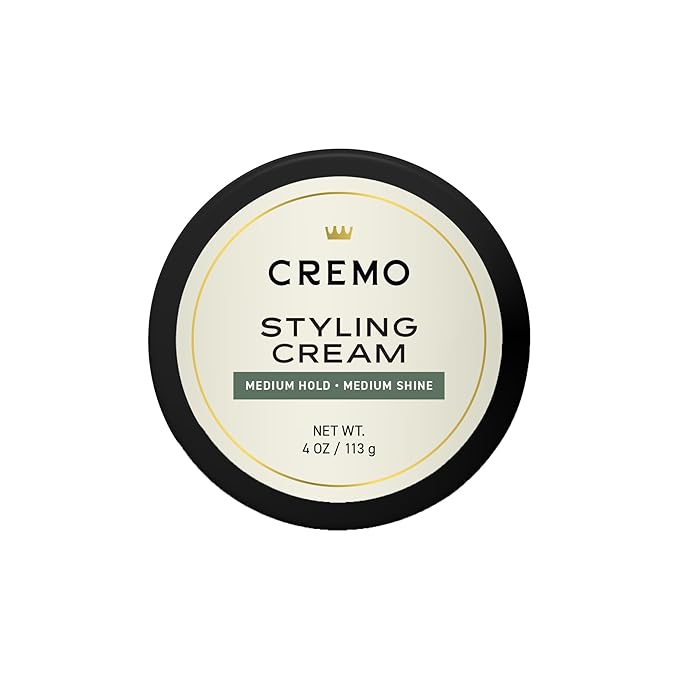Amazon.com : Cremo Premium Barber Grade Hair Styling Cream, Medium Hold ...