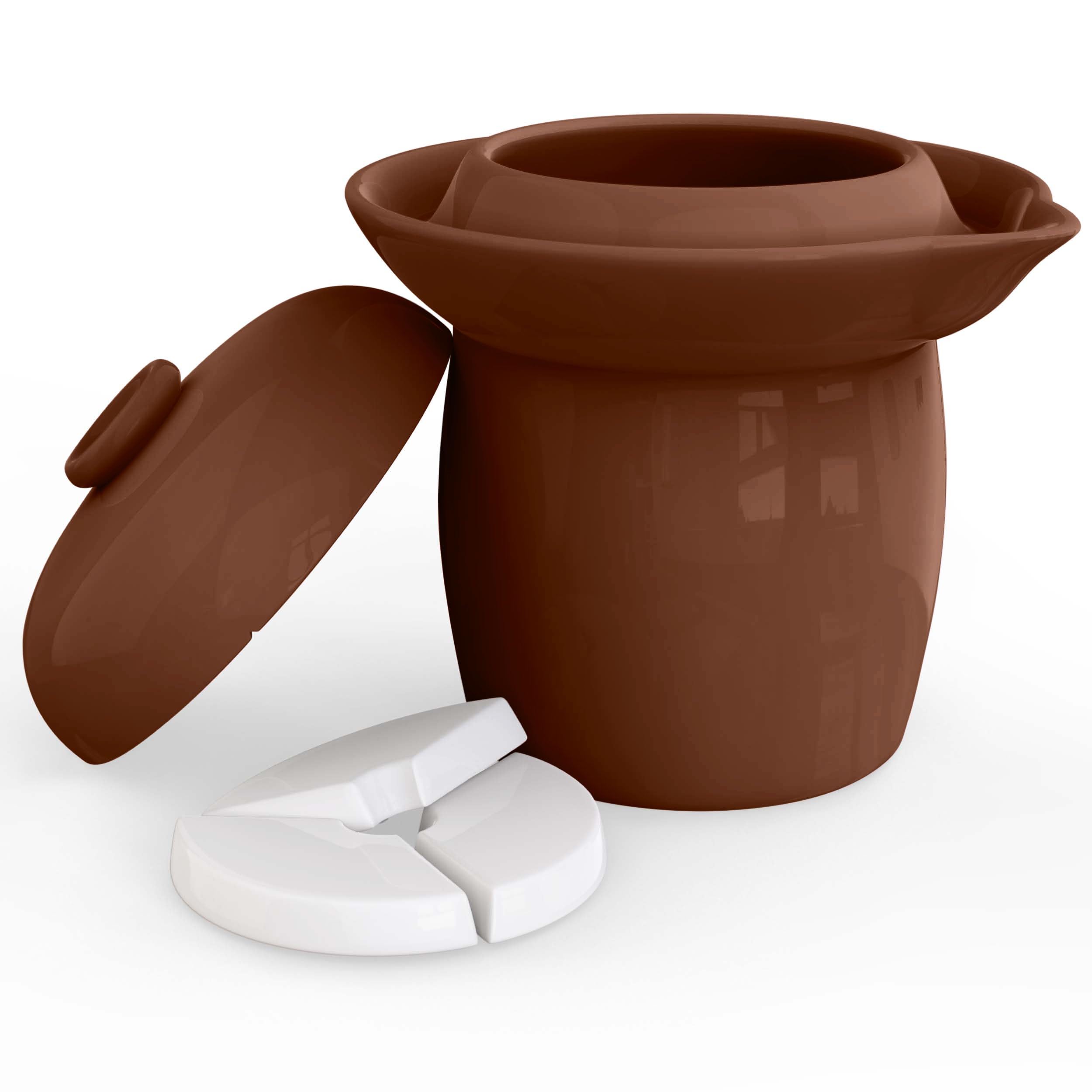 Amazon.com: Zetilli Fermentation Crock Jar Fermenting Crock with Glazed ...