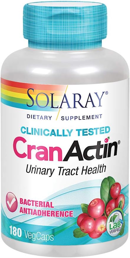 Amazon.com: SOLARAY Cranactin Cranberry AF Extract Capsules, 400 mg ...