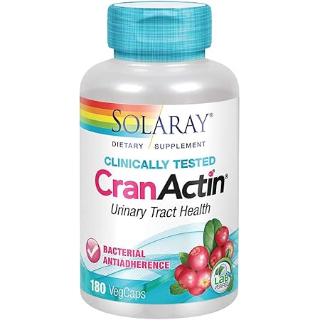 Amazon.com: SOLARAY Cranactin Cranberry AF Extract Capsules, 400 mg ...