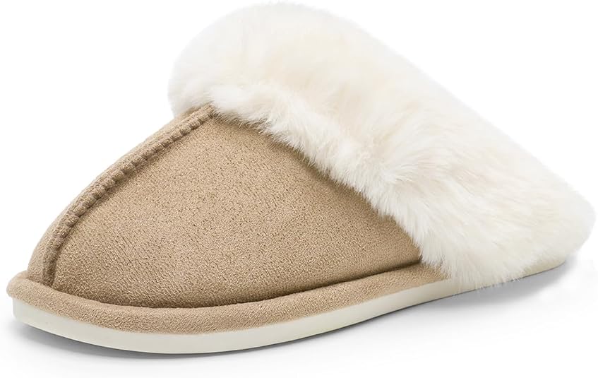 Alexis Leroy Pantofole Peluche Donna Ciabatte da Casa Fluffy ...