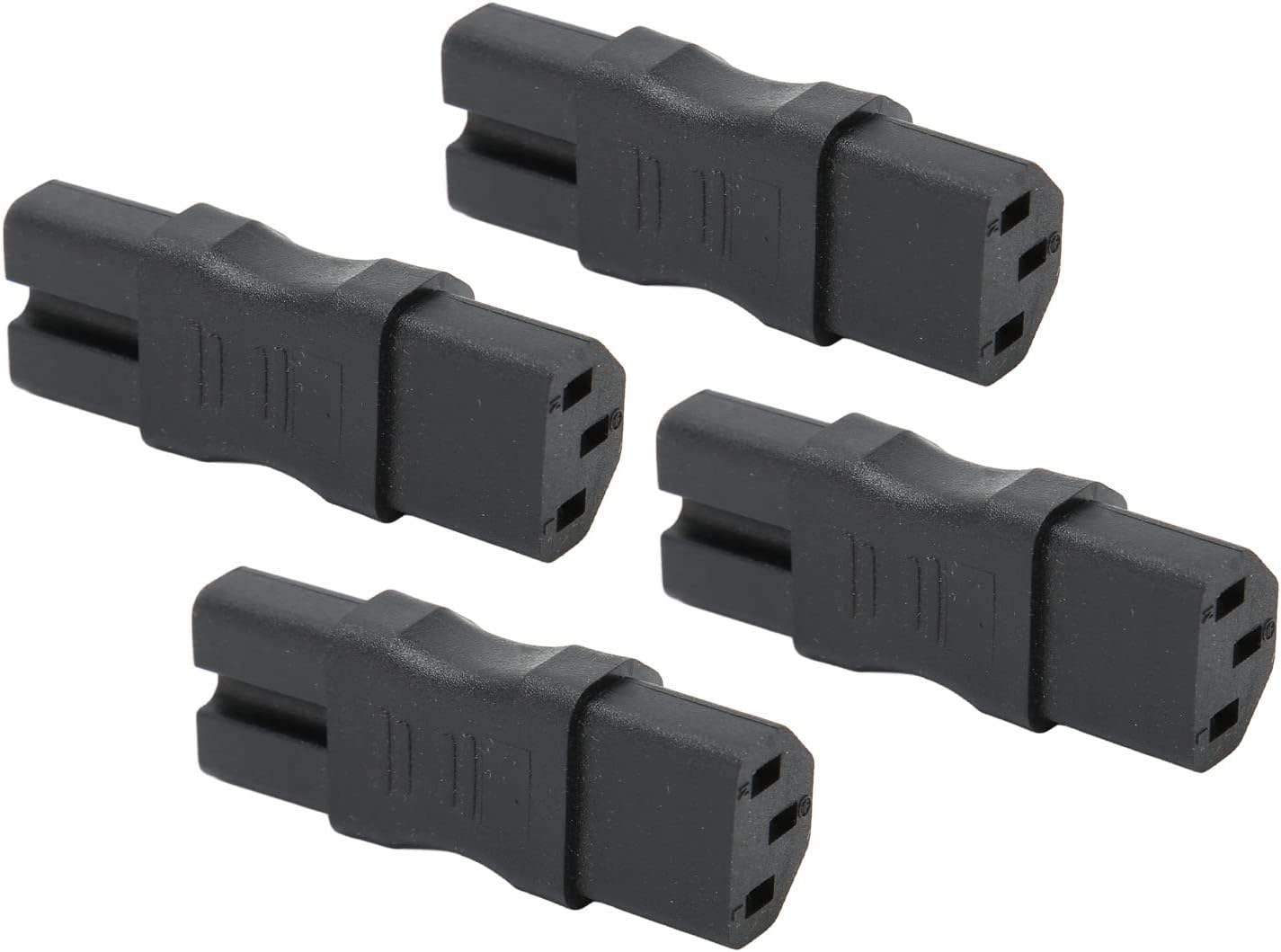 IEC320 C13 to IEC320 C15 Power Adapter, 4pcs Power Cord Adapter ...