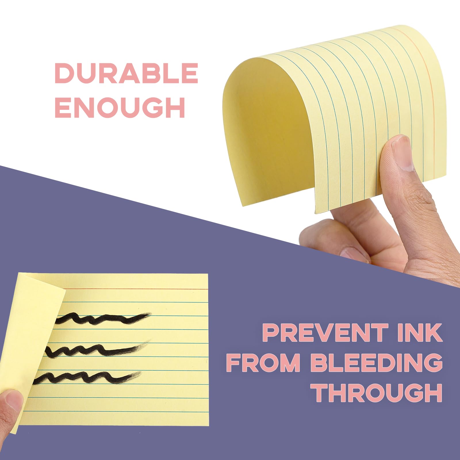 Snapklik.com : Colored 4x6 Index Cards Ruled-Goefun 300 Sheets Lined ...