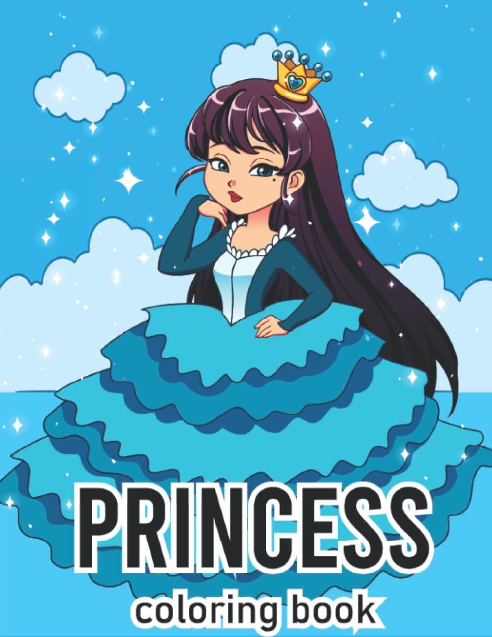 Amazon.com: anime princess coloring book: Beautiful Princess Anime ...