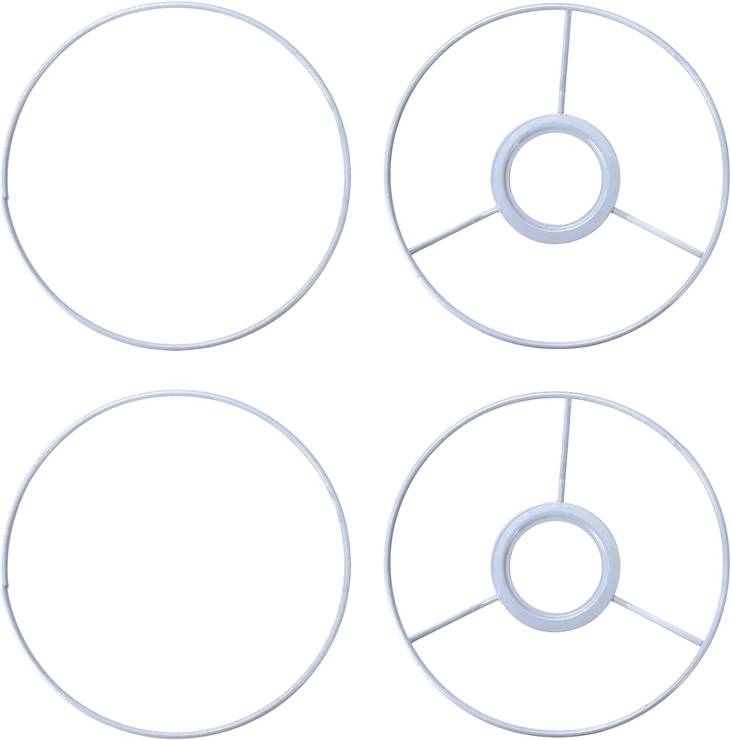 E27 to E14 Lamp Shade Adapter Ring, 6 Pack Screw Lamp Shade Reducer ...