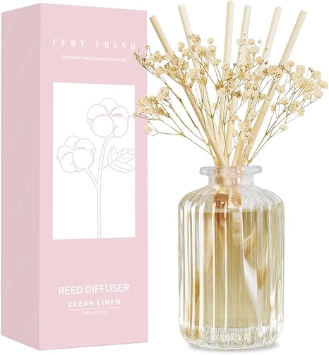 Amazon.com: Feny Fresh Reed Diffuser Set with Preserved Real Flower ...