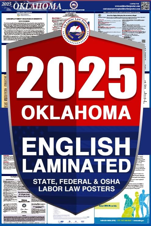 Amazon.com: 2025 Oklahoma OK All-in-One Workplace Compliance & Labor ...