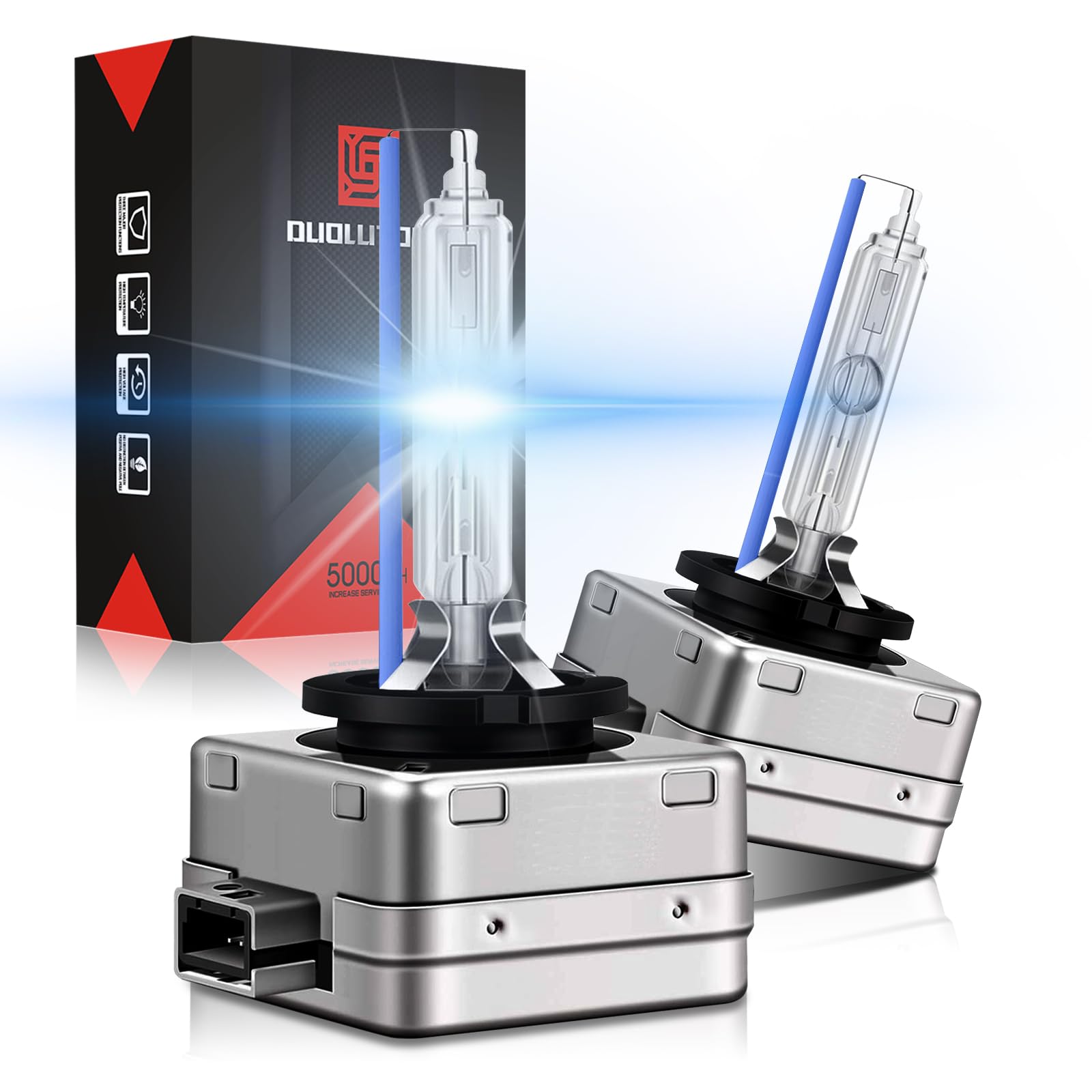 Faro HID de xenón D1S de 35W, faros delanteros, luz alta y baja, conluz ...