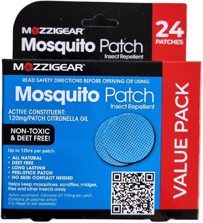 Mozzigear Mosquito Patch - Sticker Insect Repellent 24 Value Pack - Non ...