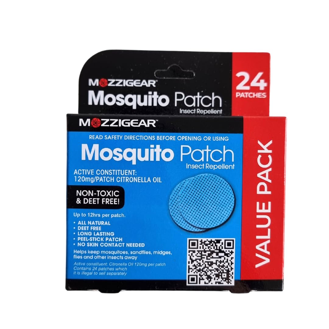 Mozzigear Mosquito Patch - Sticker Insect Repellent 24 Value Pack - Non ...