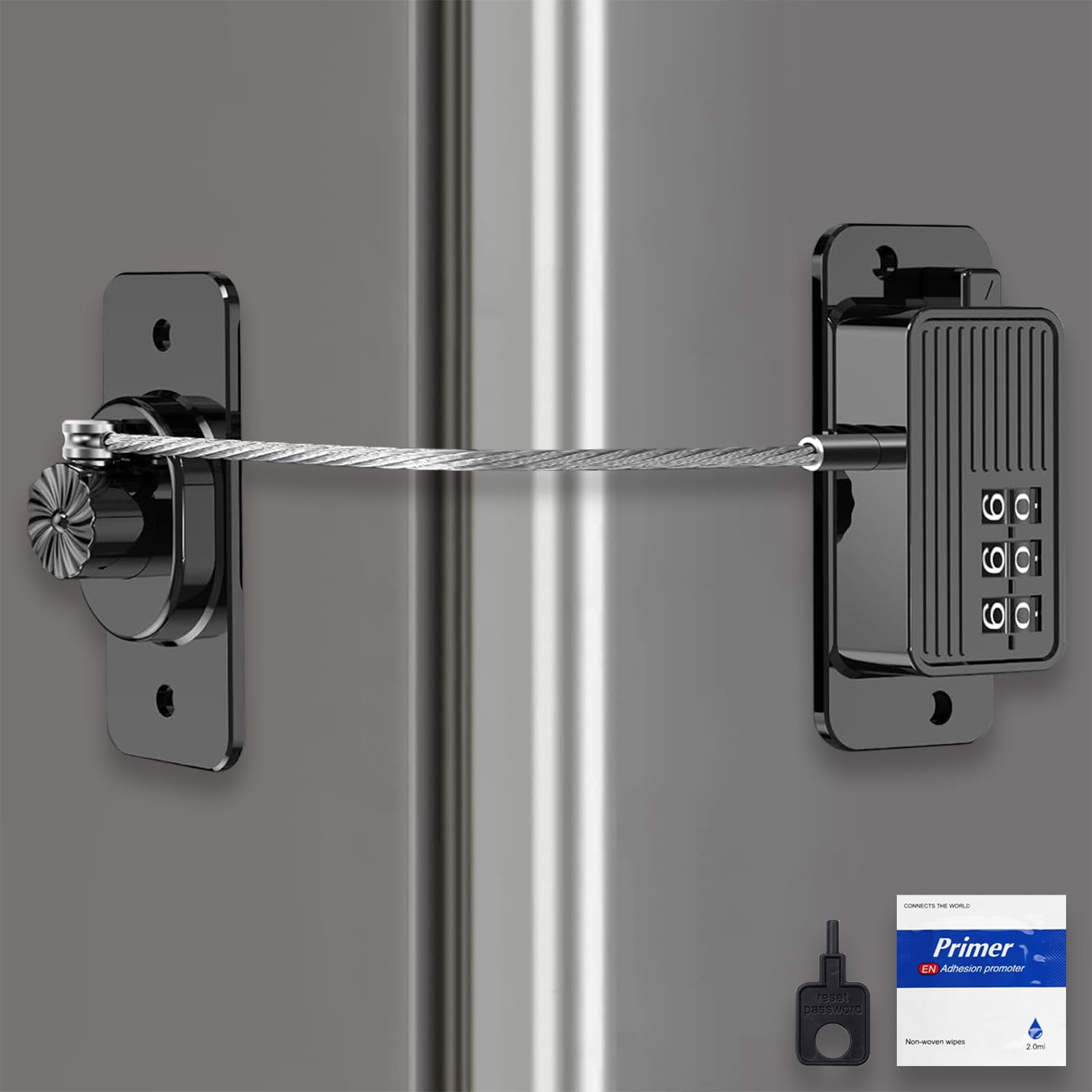 Amazon.com: Refrigerator Lock Combination, Child Proof Fridge Lock ...