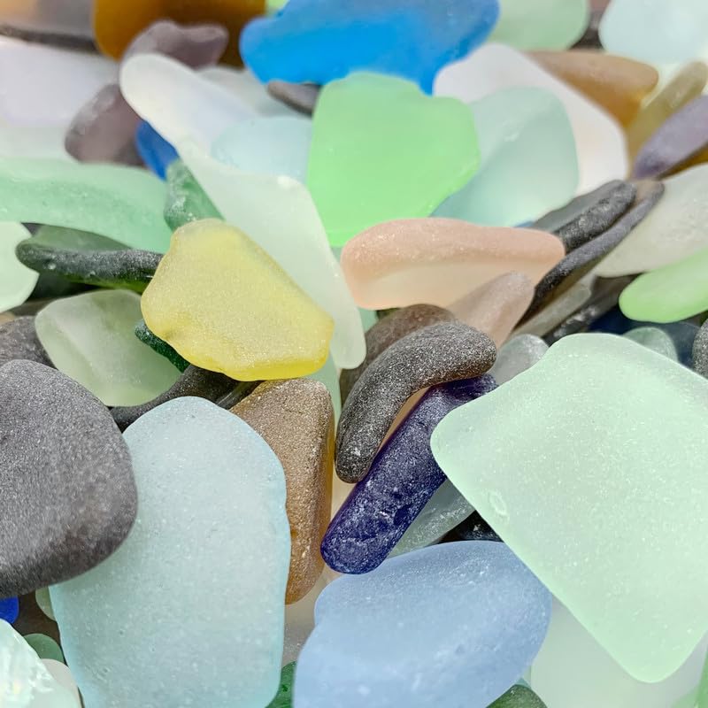 Amazon.com: Colored Air Plants Large Sea Glass, Jewelry Sea Glass ...