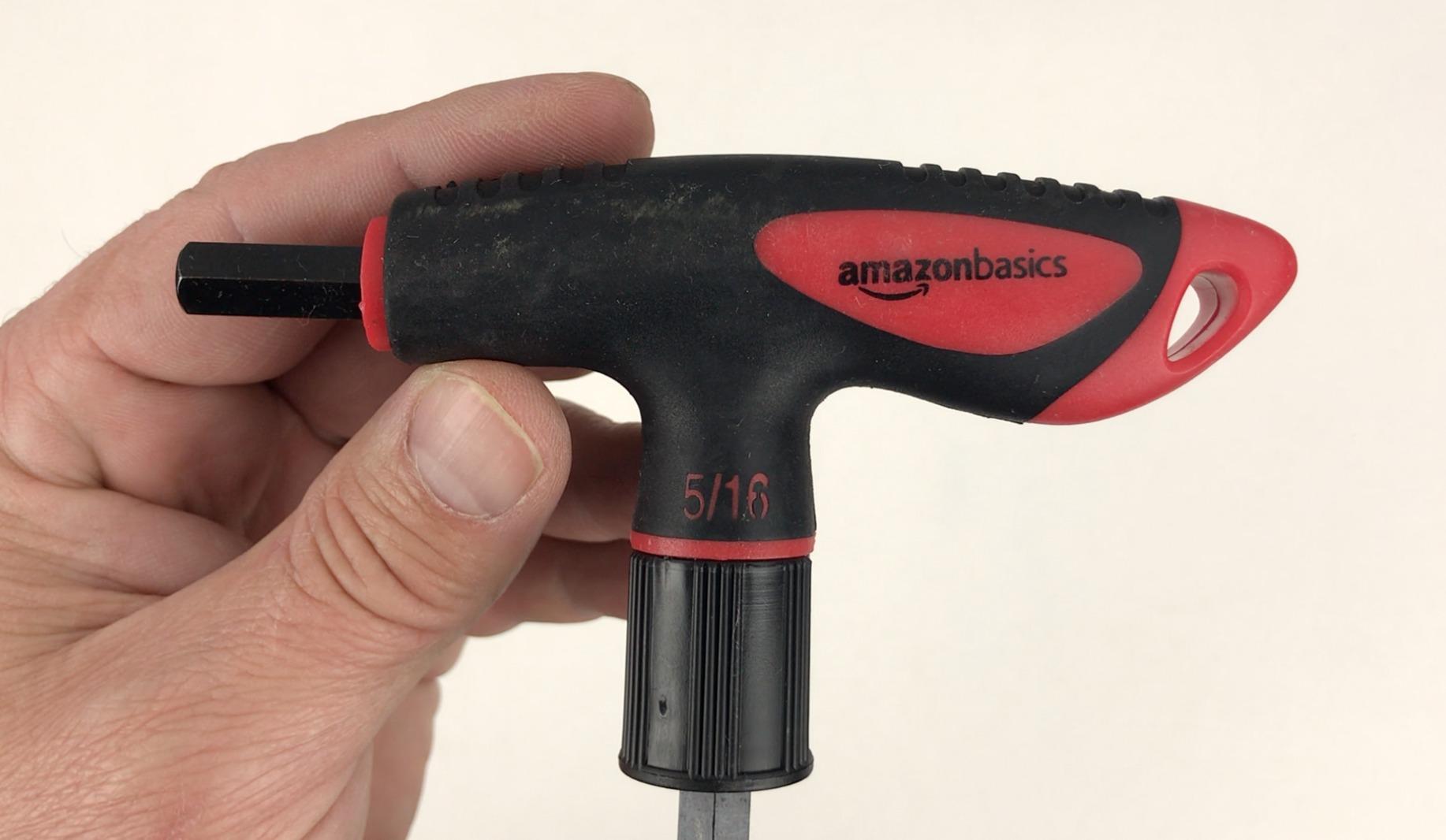 Amazon Basics 8-Piece T-Handle Hex Key Set - 5/64" - 3/8" - Amazon.com