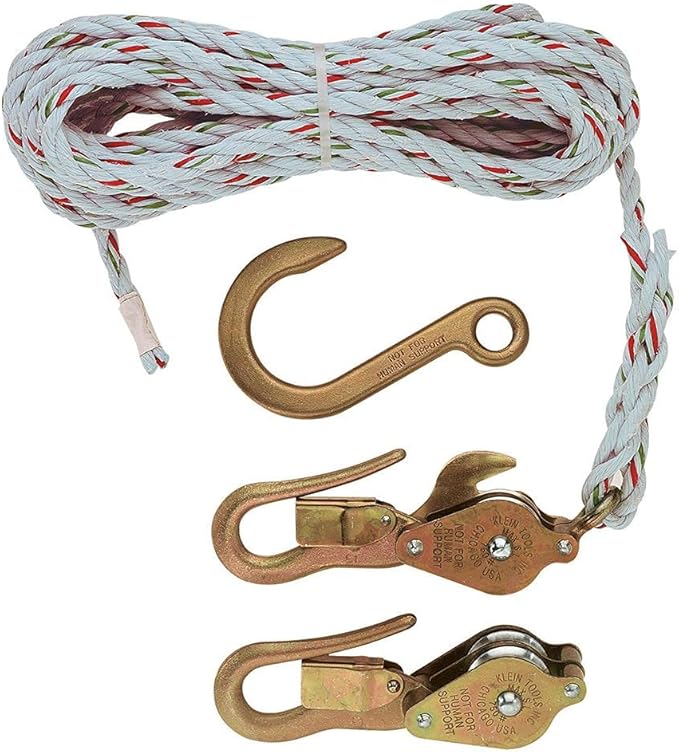 Amazon.com: Klein Tools H1802-30SR Block and Tackle with Blocks 267 and ...