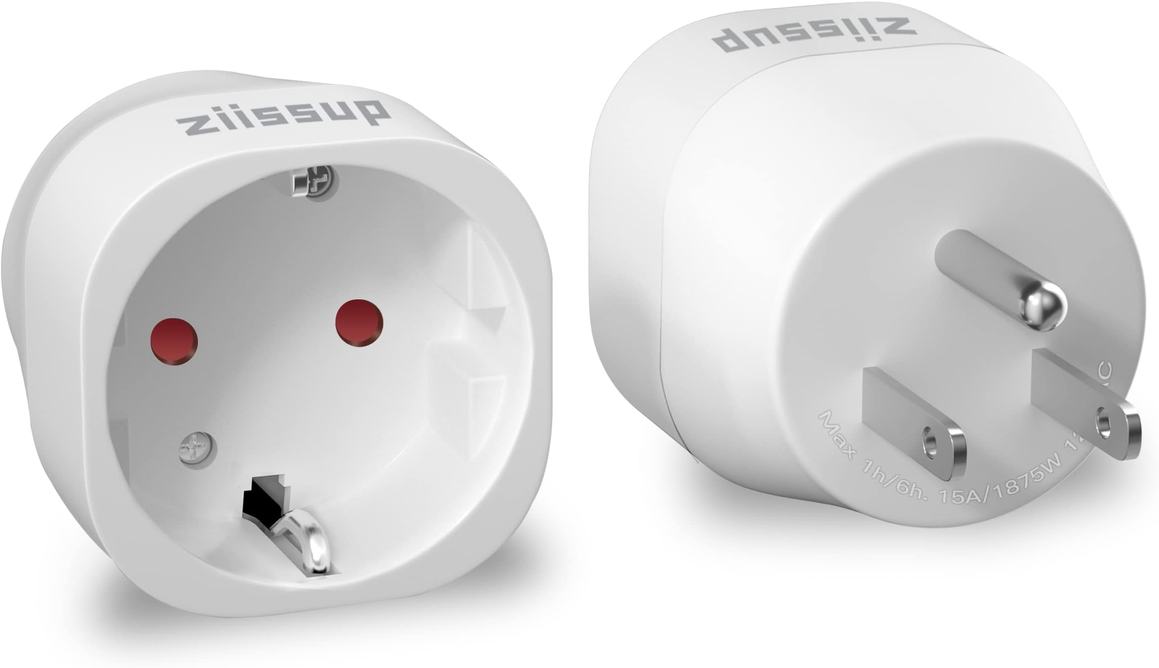 Amazon.com: European Travel Adapter Plug Set – Pack of 4 Universal USA ...