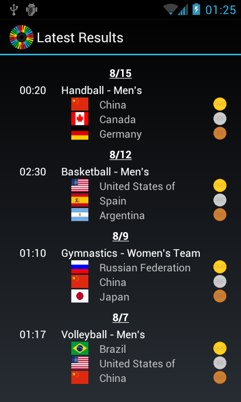 The Olympic Scoreboard:Amazon.de:Appstore for Android