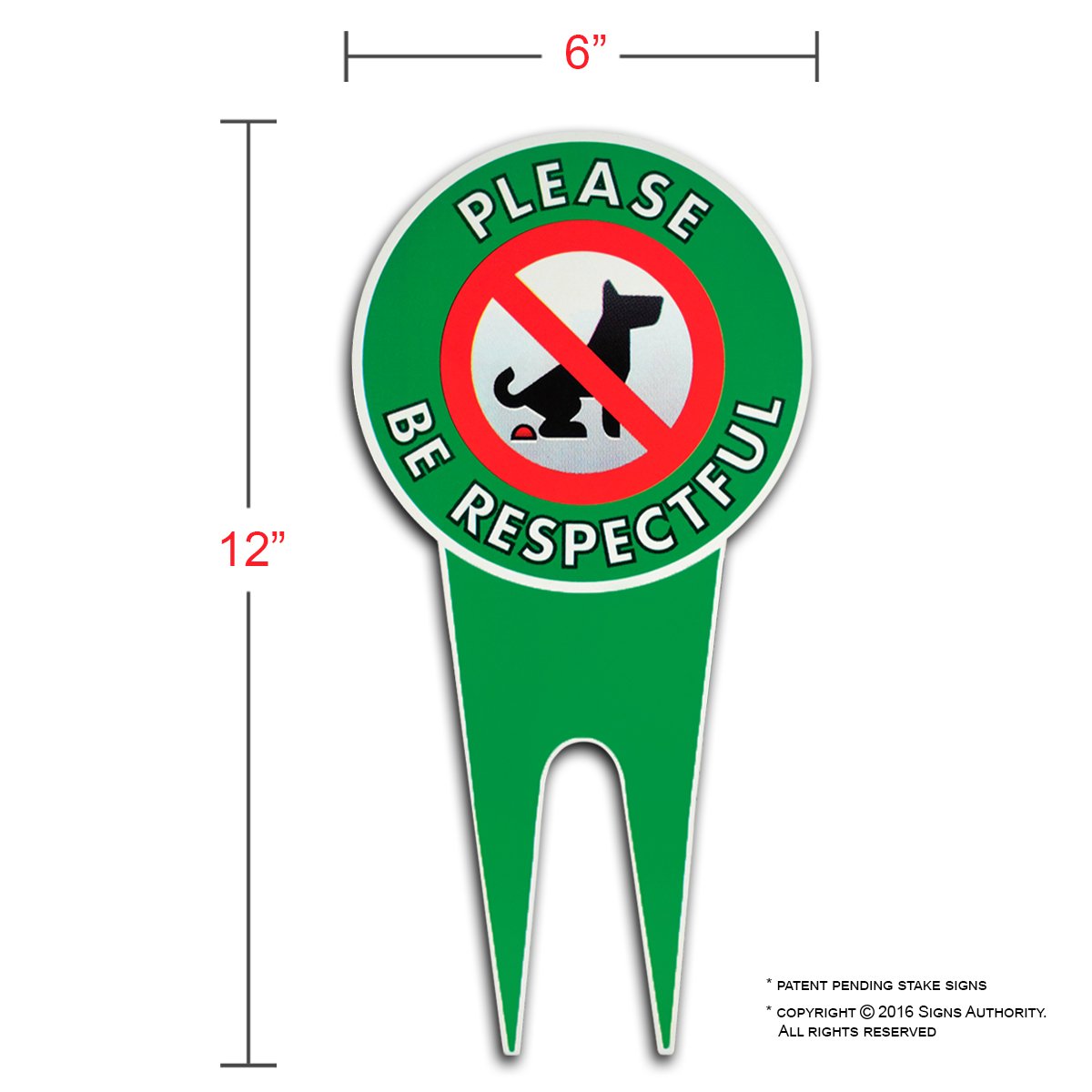 Buy No Poop Dog Signs | Stop Dogs From Pooping On Your Lawn | Sign ...