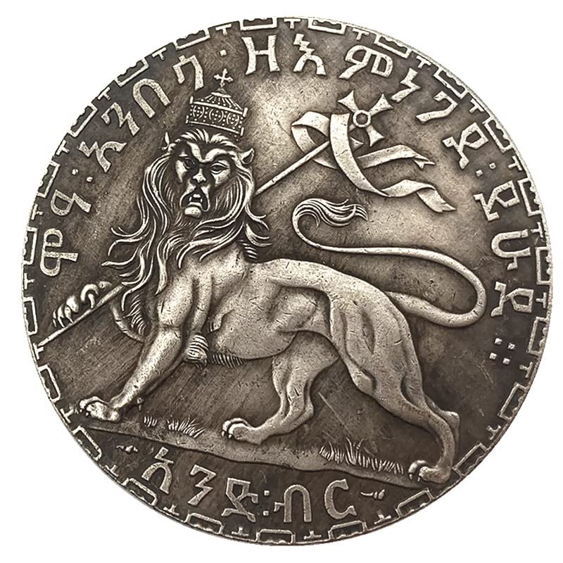 Buy Ethiopian coin lion king coin antique old copper and silver ...