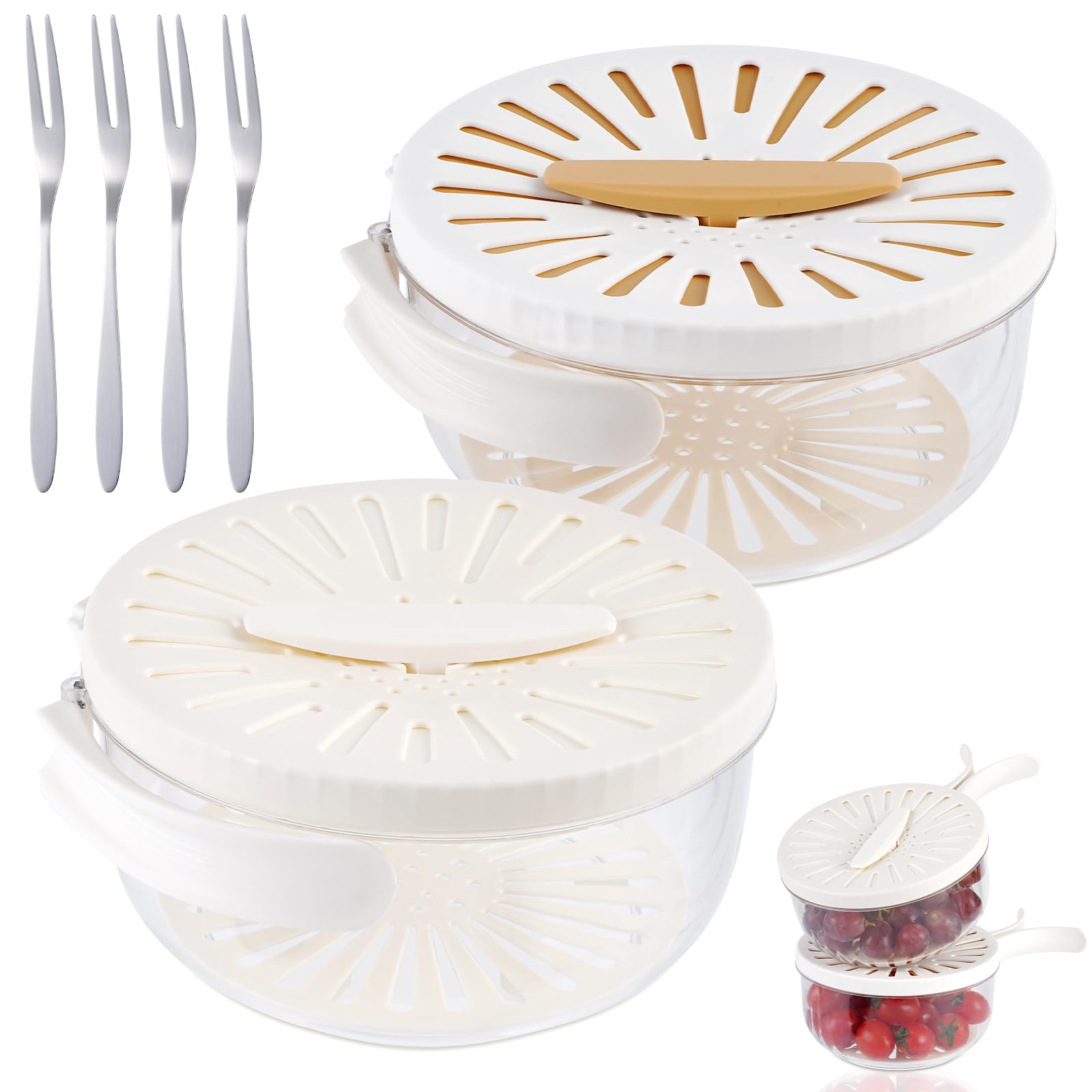 Amazon.com: 2 Pack Multifunctional Fruit and Vegetable Washing Bowl, 2 ...