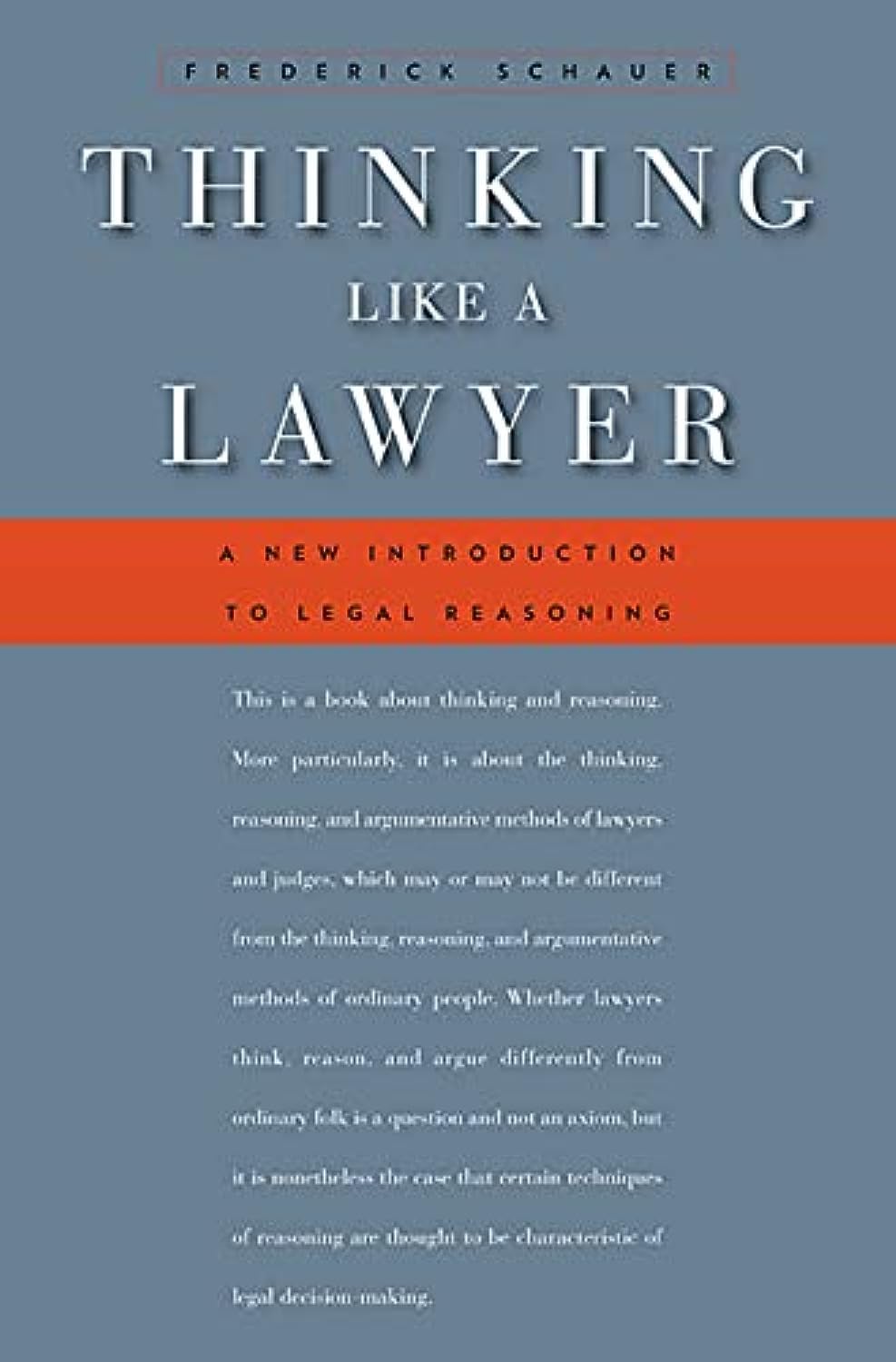 Buy Thinking Like a Lawyer: A New Introduction to Legal Reasoning Book ...
