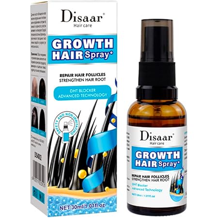 Amazon.com : DISAAR Beauty Growth Hair Oil Spray Repair Follicles ...
