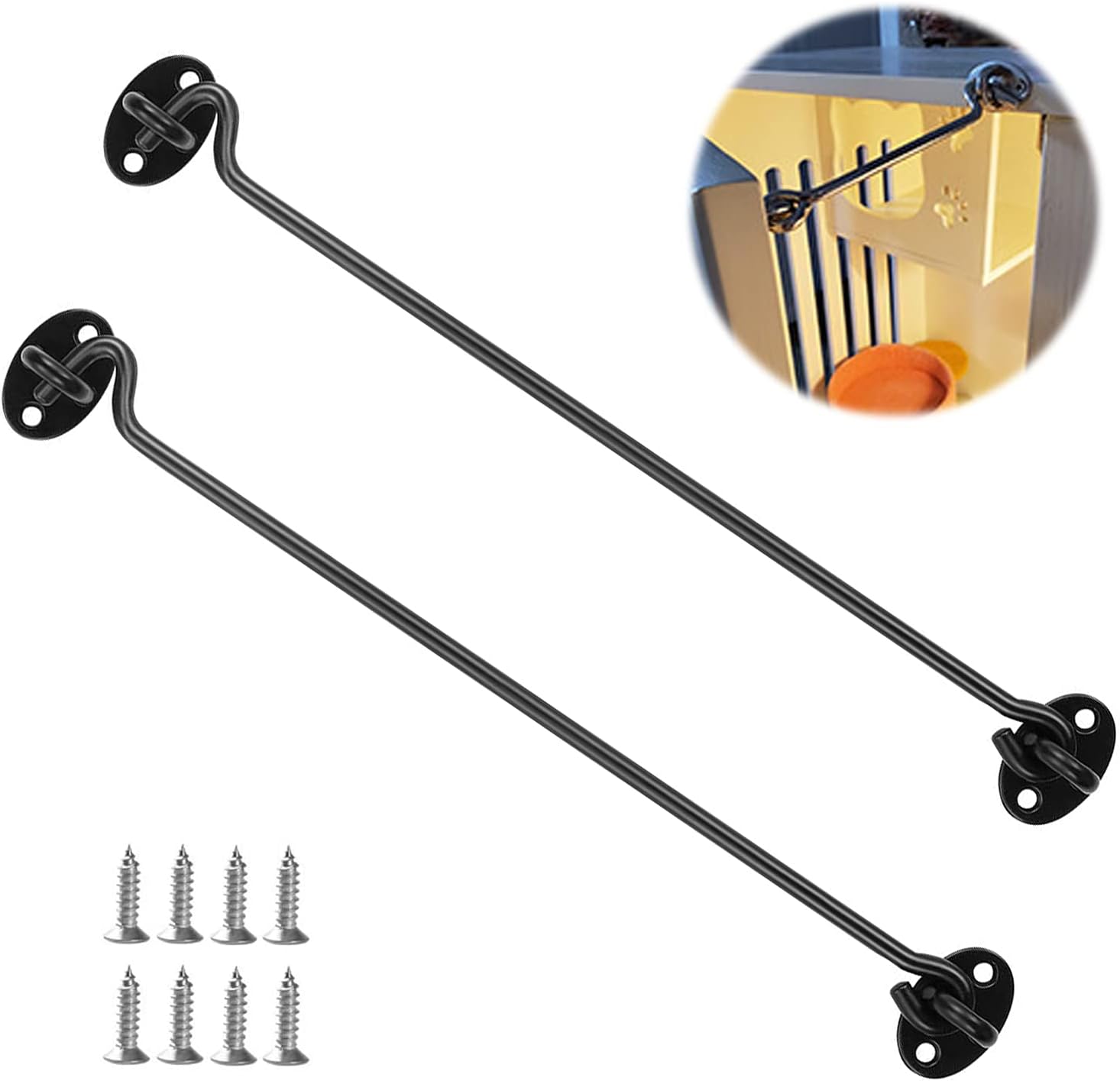 byou Crochet de Cabine, Portail Loquet 6inch Acier Inoxydable Eye Shed ...